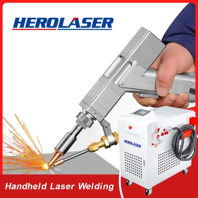 China Purple Horn 1000W 1500W 2000W Handheld Laser Welding Machine for Metal SS 3mm for sale