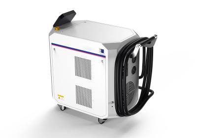 China 1500W Portable Fiber Laser Cleaner 1064nm Rust Removal Laser Cleaning Machine for sale