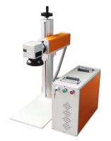 China 20W Split Fiber Laser Marking Machine 220V with Rotation Axis for Metal Engraving for sale