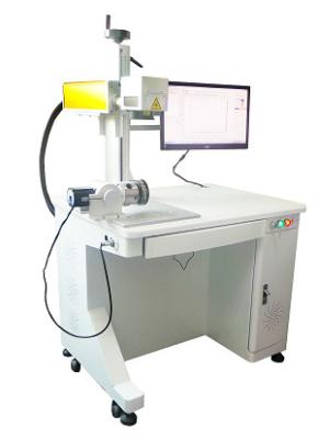 China MOPA Fiber Laser Marking Machine 20W 110x110mm for Metal Color Engraving for sale
