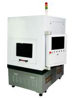 China 60W CCD Vision Fiber Laser Marking Machine 175x175mm Marking Area Accurate Positioning for sale