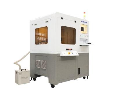 China 60W CCD Vision Fiber Laser Marking Machine 175x175mm Marking Area Accurate Positioning for sale