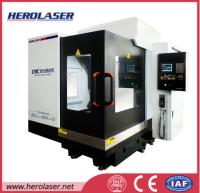 China 100W CNC Fiber Laser Engraver Air Cooling Automatic Metal Marking Machine 800x700mm for sale