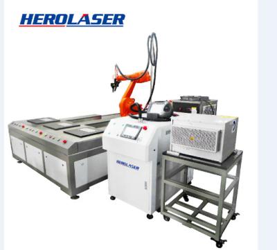 China 1070nm Robotic Spot Welding Machine 3000W Double Station Laser Welder for Precision Machining for sale