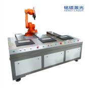 China PLC Controlled 6 Axis Robot Laser Welding Machine 1000W Three Position for Precision Welding for sale