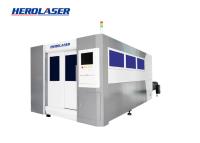 China Purple Horn Fully Enclosed 12000W Fiber Laser Cutter with Exchange Working Table 6025 for sale