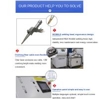 China Handheld Fiber Laser Welding Machine 1000W 1500W 2000W for Mold Repair for sale
