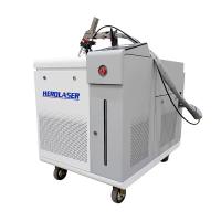 China Purple Horn 3000W Handheld Fiber Laser Welding Machine AC220V for Metal Welding 0.5-3mm for sale