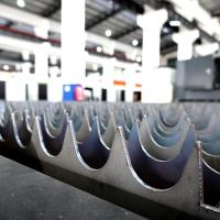 China Purple Horn 12000W Fiber Laser Cutting Machine 6000x2500mm Gantry Type for sale