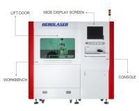 China Purple Horn 1500W High Precision Laser Cutting Machine 600x600mm for Metals for sale