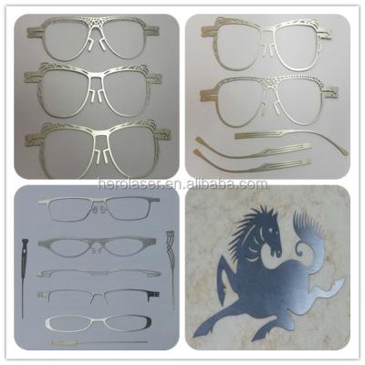China 600x600mm 0.03mm Precision Fiber Laser Cutting Machine for Glasses Metal Parts for sale