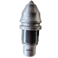 China Rotary Drill Bit Bullet Teeth Cutting Pick - 40-44 HRC Hardness, 1.15-1.4kg Weight for Foundation Drilling for sale