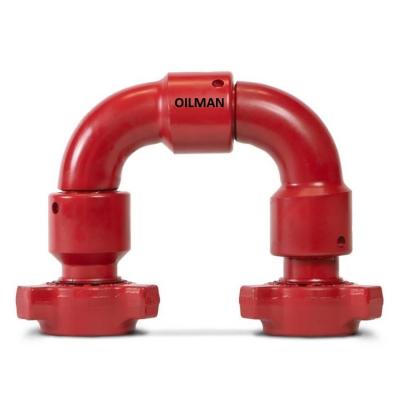 China High Pressure H2S Service Style 100 Active Elbow Chiksan Swivel Joint 2in 10000psi Oilfield for sale