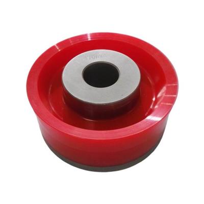 China EMSCO BOMCO F500 F1600 Mud Pump PU Rubber Piston Assembly API 4 to 8 Inch for sale