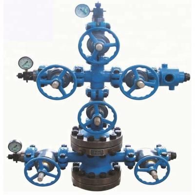 China Oil Wellhead Christmas Tree X-Mass Tree 2000-20000 PSI 2 1/16-7 1/16 Inch with Tubing Head Adapter Flange for sale