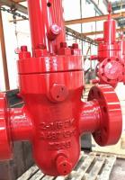 China API 6A 4 inch 5000psi Mud Gate Valve with Flanged Connection for Oilfield Wellhead Applications for sale