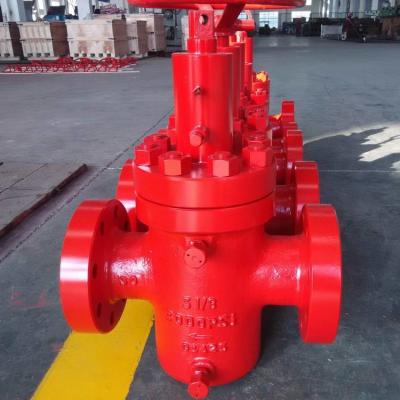China API 6A 4000 psi Oil and Gas Gate Valve 3-1/8 inch Manual Hydraulic Sulfur Resistant for sale
