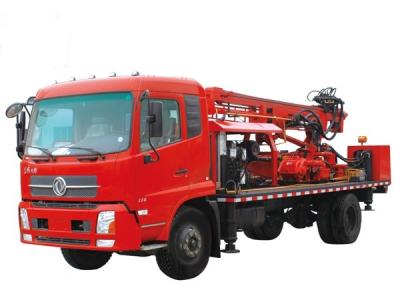 China 350 Meter Truck Mounted Water Well Drilling Rig with 118kW Diesel Engine and 5600Nm Torque for sale