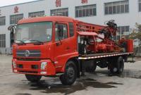 China Truck Mounted Water Well DTH Drilling Rig - 350m Depth Capacity, 118kW Diesel Engine for Borehole Drilling for sale