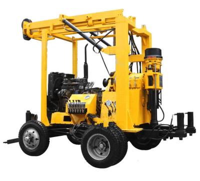 China XYX-3 600m Deep Four Wheels Mounted Underground Coring Drilling Rig with Mud Pump for sale