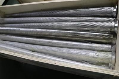 China 304 Stainless Steel Drill Pipe Strainer Screen 3-1/2 to 5-1/2 Inch for Petroleum Drilling for sale