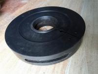 China Oilfield Dual Split Drill Pipe Wiper 17 to 26 inch OD Sludge Scraper Rubber for sale