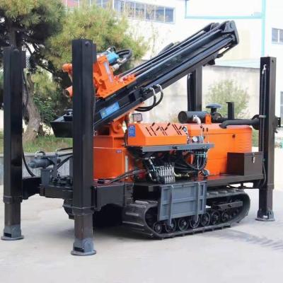 China FY300 Crawler Water Well Drilling Rig 12 Ton 300M Depth Hydraulic Rotary Machine for sale