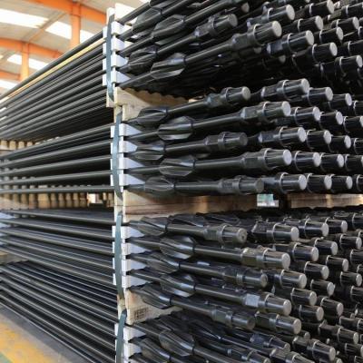 China API 11B Spec 1-1/8 Inch Sucker Rod with Coupling - 57.15mm Pin Shoulder, 965-1195 MPa Strength for sale