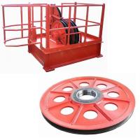 China API 8C Drilling Rig Crown Block Sheave Pulley 1120mm 1524mm OD for sale