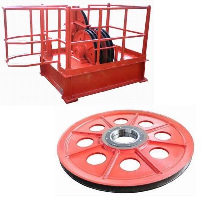 China API 8C Drilling Rig Crown Block Sheave Pulley 1120mm 1524mm OD for sale