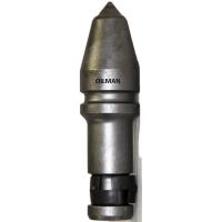 China BTK03 25mm Auger Bullet Teeth with Tungsten Carbide Tip and 42CrMo Steel Body for Mining Drilling for sale