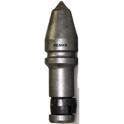 China BTK03 25mm Auger Bullet Teeth with Tungsten Carbide Tip and 42CrMo Steel Body for Mining Drilling for sale