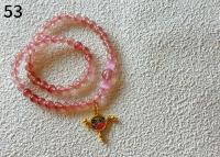 China Pink Strawberry Crystal Absorb wealth Beauty and skincare Boosting confidence for sale