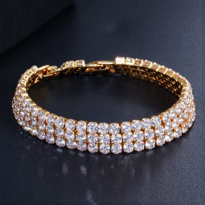 China Fashion Square Created CZ Crystal Bangles Bracelets for Ladies Silver Color Women  Bracelets Wedding Jewelry  Bracelets for sale