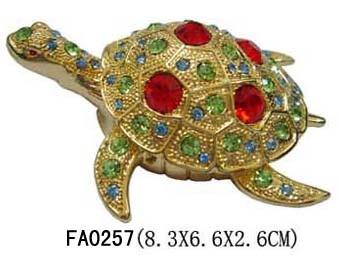 China Wholesale Turtle Jewelry Trinket Box for sale
