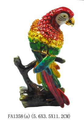 China Bird Small Trinket Jewelry Boxes for sale