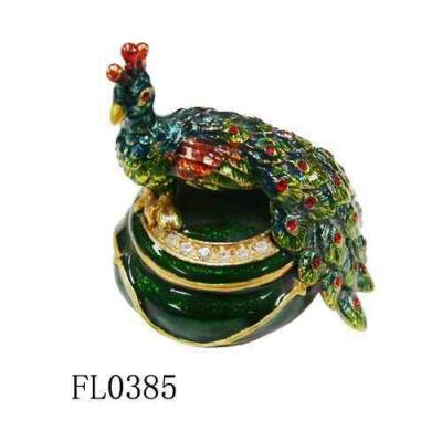 China New Bird Jewelry Box Fashion PeacockJewelry Box for sale