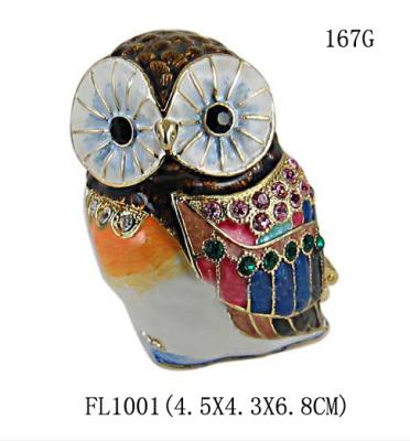 China Eagle Metal Bird Jewelry Box for sale