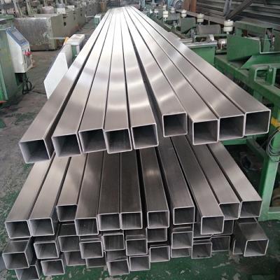 China Welded Stainless Square Rectangle Steel Tube 8K 304 316 310s 904 SS Pipe for sale