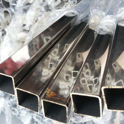 China 201 430 904L Stainless Steel Pipe SHS Square Rectangular Inox Tube 2500mm for sale