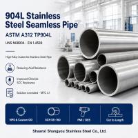 China 904L stainless steel seamless pipe for sale
