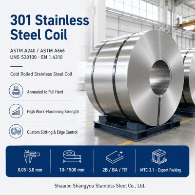 China 301 Stainless Steel Coil for sale