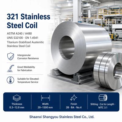 China 321 Stainless Steel Coil for sale