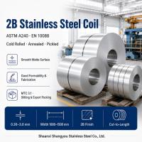 China 2B Stainless Steel Coil with Smooth Cold Rolled Surface for Industrial Applications  ASTM A240 for sale