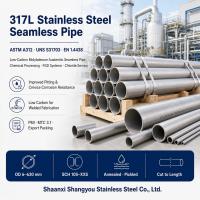 China ASTM A312 TP317L Stainless Steel Seamless Pipe with High Molybdenum for Superior Corrosion Resistance for sale