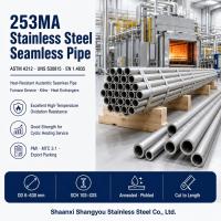 China ASTM A312 253MA Stainless Steel Seamless Pipe with Rare Earth Elements for High Temperature Oxidation Resistance for sale