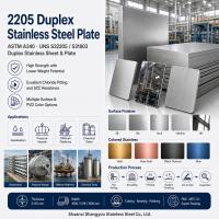 China ASTM A240 2205 Duplex Stainless Steel Plate UNS S32205 with High Strength and Chloride SCC Resistance for sale