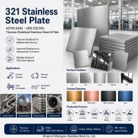 China ASTM A240 321 Stainless Steel Plate UNS S32100 with Titanium Stabilization for Intergranular Corrosion Resistance for sale