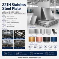 China ASTM A240 321H Stainless Steel Plate UNS S32109 with High Carbon and Enhanced Creep Strength for sale
