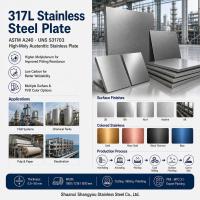 China ASTM A240 317L Stainless Steel Plate UNS S31703 with High Molybdenum and Superior Pitting Resistance for sale